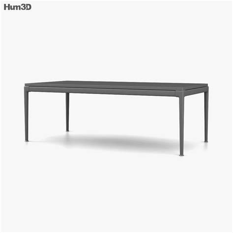 Flexform Pico Dining Table 3d Model Download In Max Obj Fbx C4d