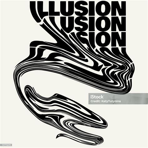 벡터 손으로 그린 최소한의 흑백 예술적 액체 레터링 창의적인 작품 카드 포스터 배너 티셔츠 핀 배지 패치에 대 한 인쇄 템플릿입니다 0명에 대한 스톡 벡터 아트 및 기타