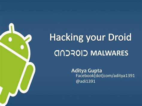 Hacking Your Android Slides Pdf