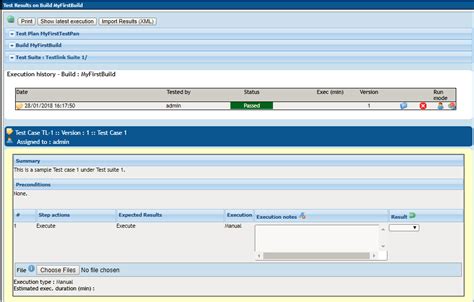 Tutorial 8 Executing A Test Case In Testlink Software Testing Class