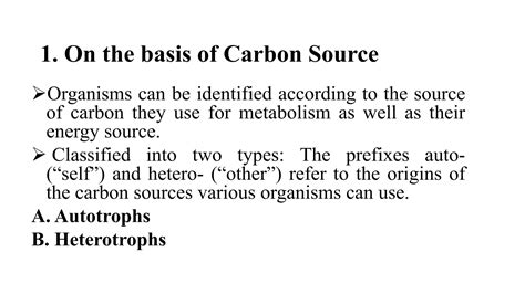 Classification Of Microorganism On The Basis Of Their Mode Of Nutrition Pptx Biological