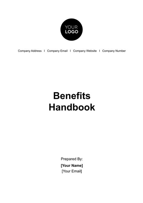 Free Benefits Handbook Hr Template To Edit Online