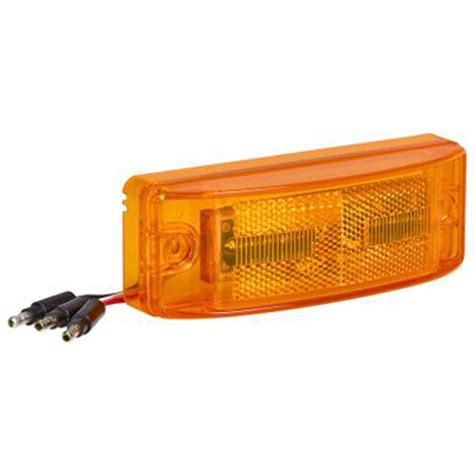 8 Diode Amber Led Rectangular Marker Light Elite Truck Accessories 8 Diode Amber Led Rectangular Marker Light Elite Truck Accessories