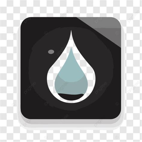 물방울 아이콘 벡터 검은 사각형 흰색 배경에 있는 단순한 검은색 아쿠아 아이콘 그림자 없음 Png 일러스트 및 벡터 에 대한 무료 다운로드 Pngtree
