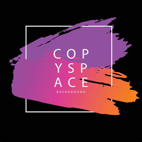 Colorful Gradient Ink Strokes For Graphic Design Elements Copy Space And Lower Third Abstract