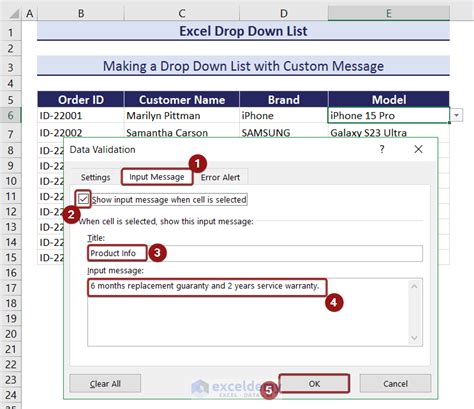 Excel Drop Down Lists Create Edit Remove Filter Protect Exceldemy