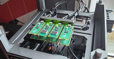 Usb Cable Mount For Pico Cluster By Jetdev22 Download Free Stl Model