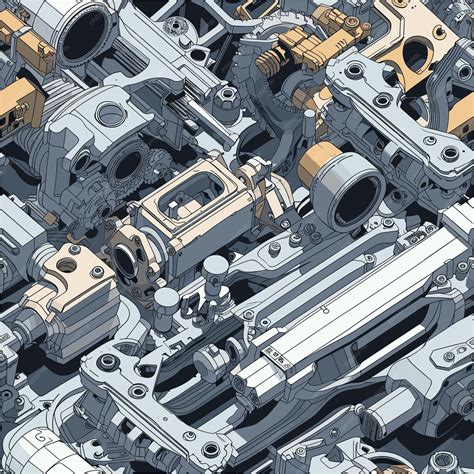 Premium Vector Exploded Assembly Illustration