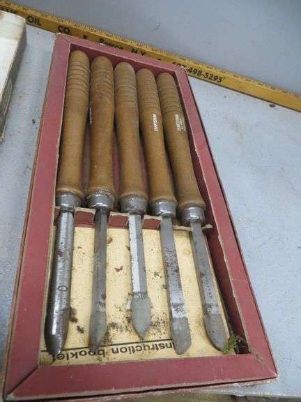 Craftsman Lathe Chisel Set Lambrecht Auction Inc