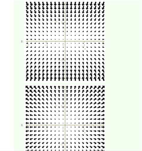 Solved Each Of The Six Plots Below Is Of A Vector Field F