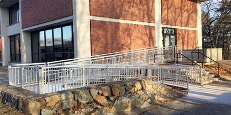 l shaped apex switchback ramp upside innovations installation