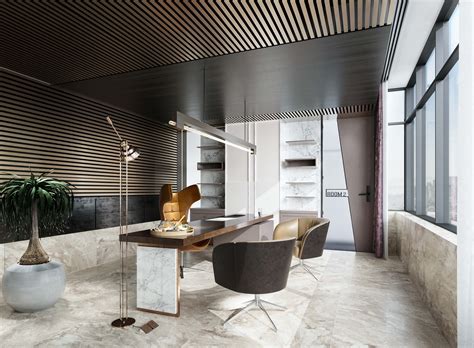 Italian Office 3d Render Digital Art By Fsy