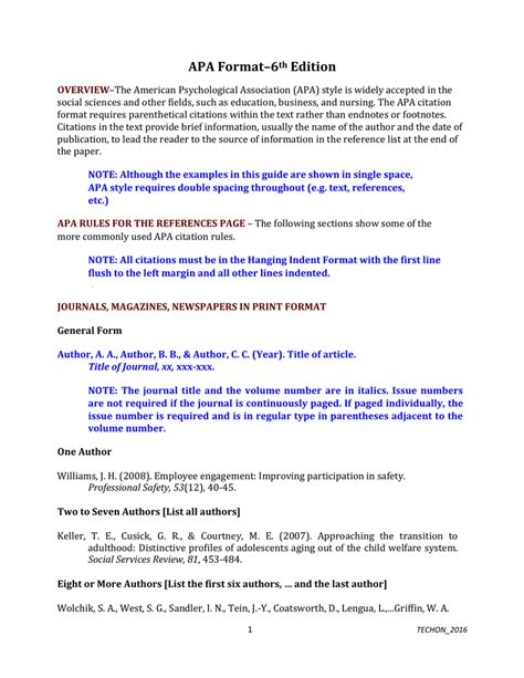 Apa 6th Edition Format Citation Example Design Talk