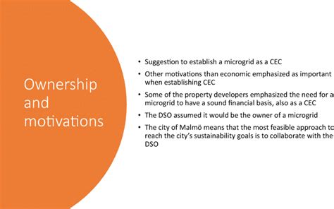 Ownership Of And Motivations To A Microgrid Download Scientific Diagram