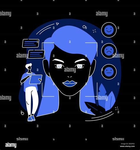 Emotion Detection Abstract Concept Vector Illustration Stock Vector