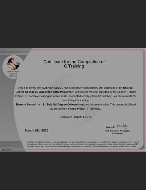 Cprogramming Coding Certificate Programming Techjourney Alisher