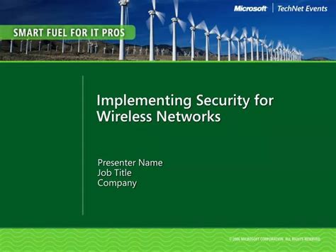 Ppt Implementing Security For Wireless Networks Powerpoint Presentation Id 944447