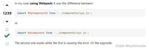 Element Type Is Invalid Expected A String For Built In Components Or