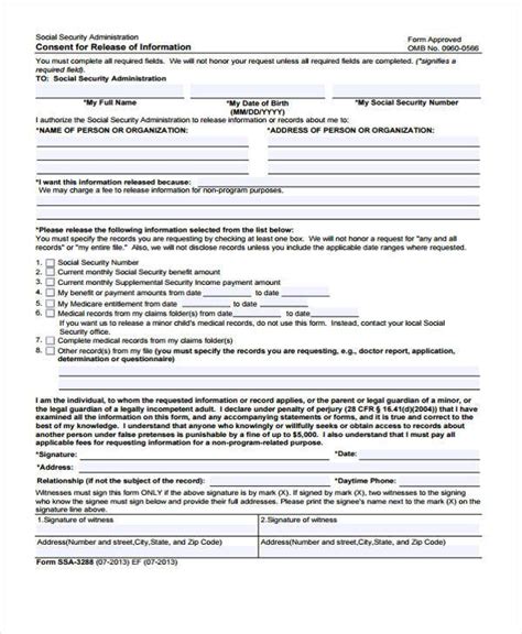 Consent And Release Form Template