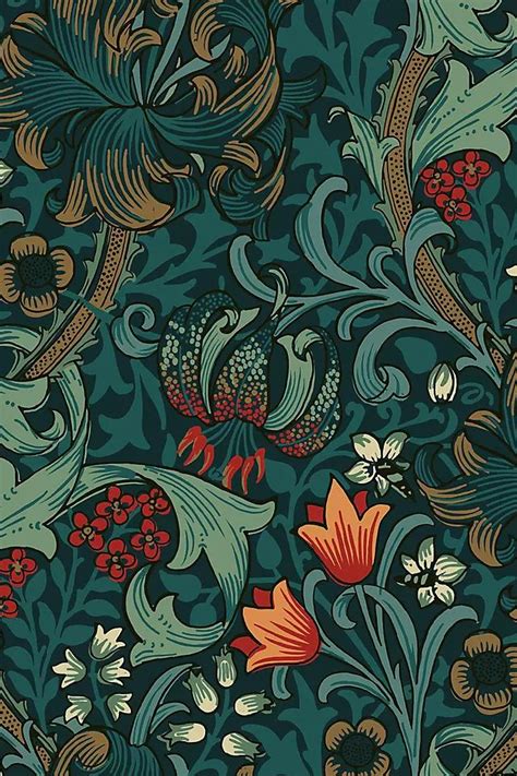 House Of Hackney Golden Lily Wallpaper Lily Wallpaper House Of