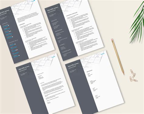 Developer Resume Template Software Engineer Resume Web Developer CV Template Tech Resume Writing