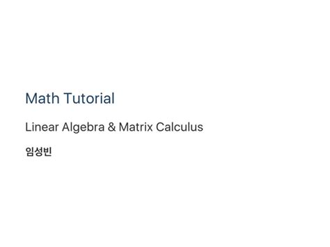 Matrix Calculus Pdf Programming Languages Computing
