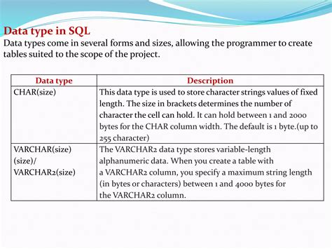 Structure Query Language Sqlpptx