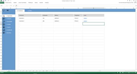 Contract Management And Control Excel Spreadsheet Template LUZ Templates