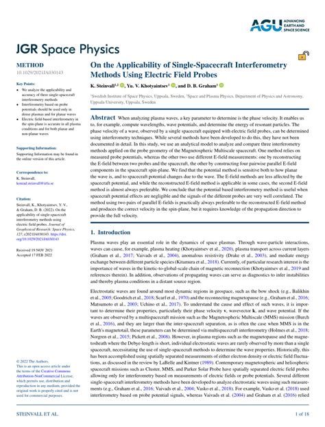pdf on the applicability of single‐spacecraft interferometry methods