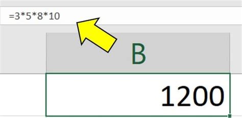 Como Multiplicar En Excel