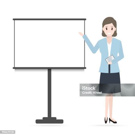 여자 서 및 프레 젠 테이 션 아이콘입니다 회의 비즈니스 아이콘 교사 교육 관련 직업에 대한 스톡 벡터 아트 및 기타 이미지 교사 교육 관련 직업 교습 교육 Istock