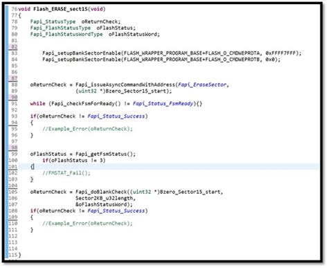 Tms320f2800155 Q1 Issue With Flash Api C2000 Microcontrollers Forum