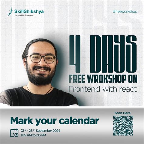 4 Day Free Workshop On React Skill Shikshya