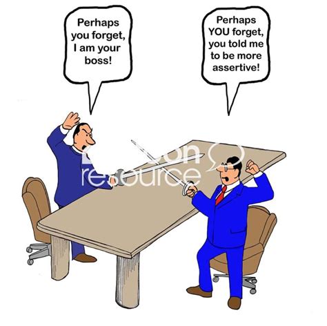 Be More Assertive Cartoon Resource