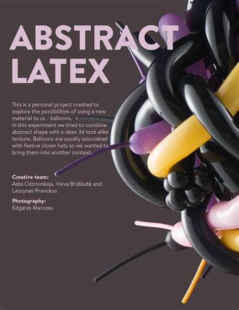 Abstract Latex On Behance