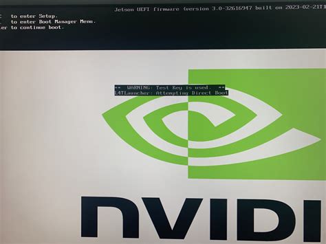 L TLauncher Attempting Direct Boot Jetson Nano Orin Dev Kit Jetson Orin Nano NVIDIA