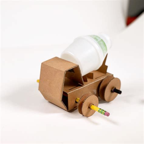 아르고나인미디어 굴러라 바나나우유 박스 자동차 레미콘 연필자동차 만들기 재활용 놀이