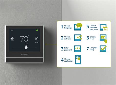 Siemens Digital And Analog Thermostats For Ahu And Fcu