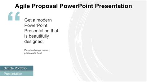 agile proposal powerpoint presentation pptuniverse