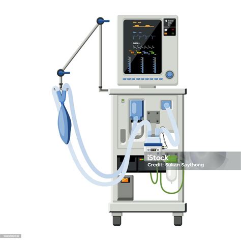 Medizinische Geräte Beatmungsgeräte An Rollstühlen Bildschirme Mit Den Vitalfunktionen Des
