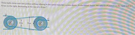 Solved Determine At This Instant The Angular Velocity Of Chegg
