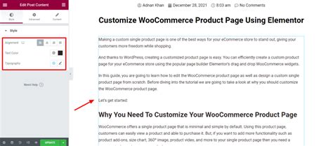 How To Create Custom Elementor Blog Post Template