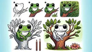 How To Draw Tree Frog Trying Drawing