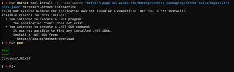 Error Launch New Interactive NoteBook Issue Dotnet Interactive GitHub