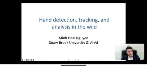 Hội Thảo Trực Tuyến Của Vian It Và Vian Ebp Về Hand Detection Association And Tracking In The