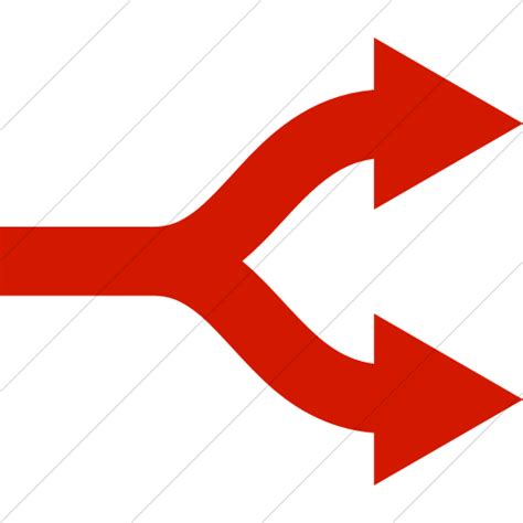 Split Arrow Icon At Vectorified Com Collection Of Split Arrow Icon Free For Personal Use
