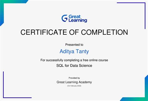 Aditya Tanty On Linkedin Learning Datascience Sql