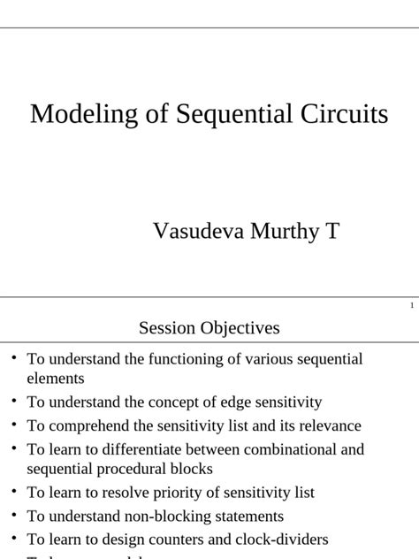 Sequentialmodelling Pdf Computing Digital Technology