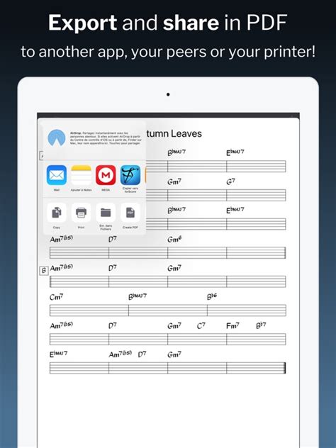 Chordsheet Maker Lead Sheet Appmuse