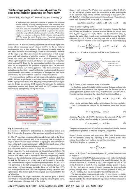 Pdf Triple Stage Path Prediction Algorithm For Real Time Mission